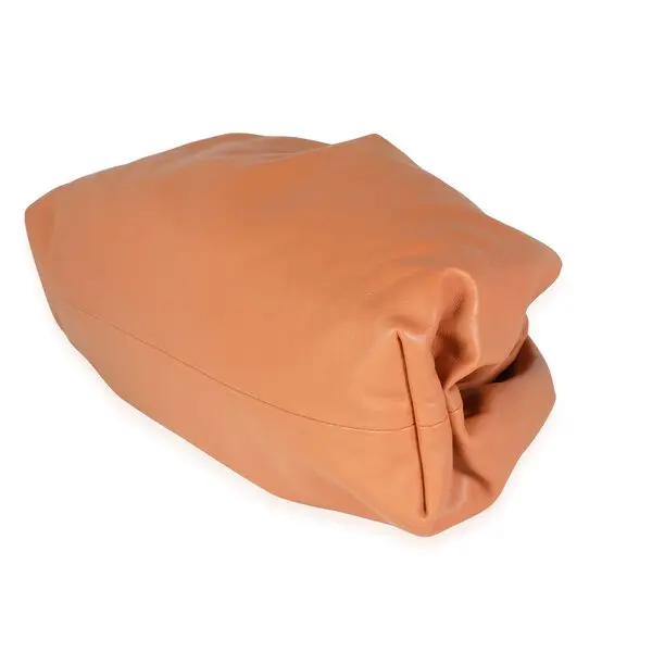Bottega Veneta Calfskin Leather Pouch - Tan
