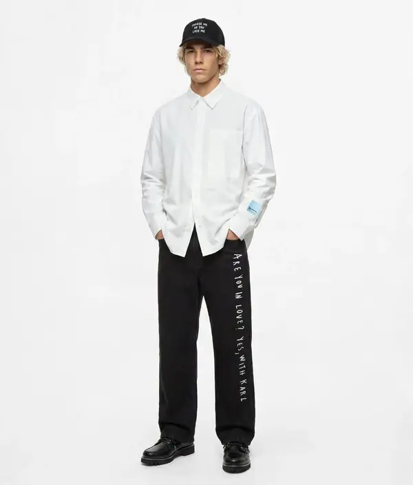 Karl Lagerfeld Klj X Pietro Terzini Boxy Buttoned Shirt