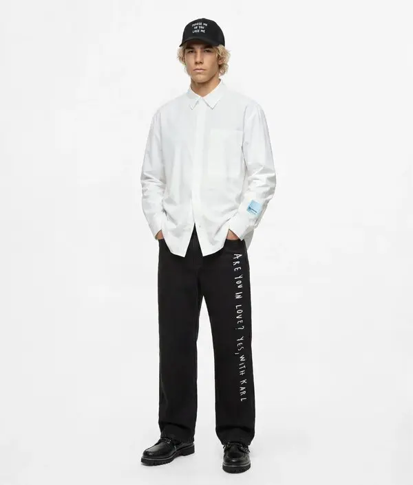 Karl Lagerfeld Klj X Pietro Terzini Boxy Buttoned Shirt