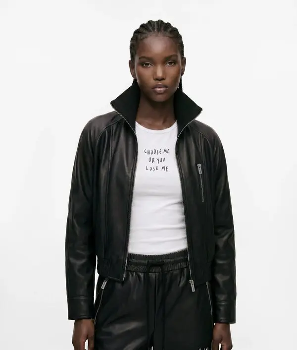 Karl Lagerfeld Klj X Pietro Terzini Faux-leather Jacket - Black