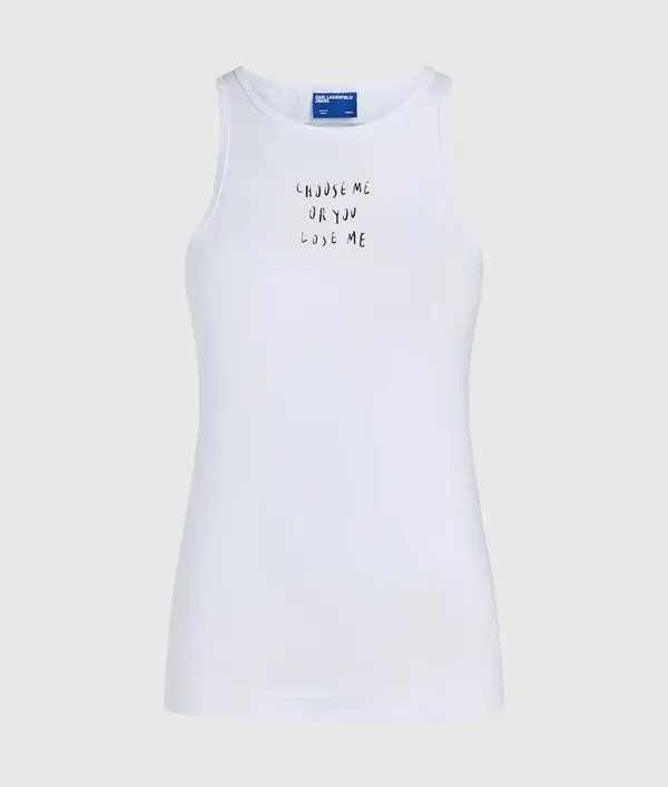 Karl Lagerfeld Klj X Pietro Terzini Tank Top - White