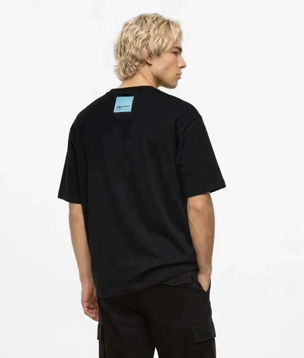 Karl Lagerfeld Klj X Pietro Terzini Boxy T-shirt - Black