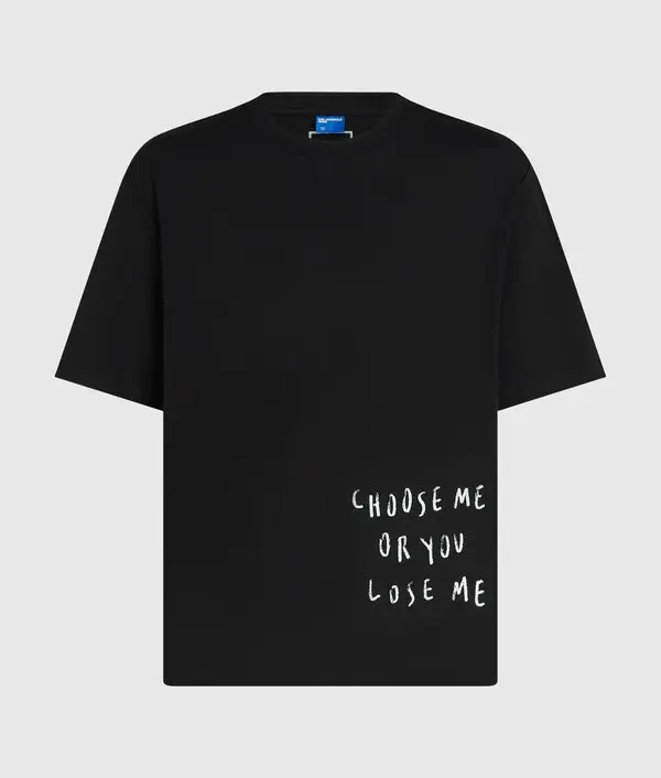 Karl Lagerfeld Klj X Pietro Terzini Boxy T-shirt - Black