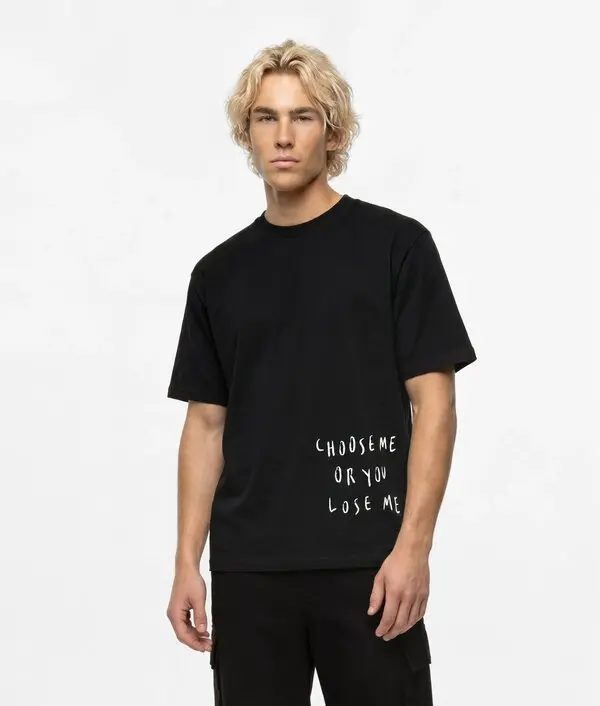 Karl Lagerfeld Klj X Pietro Terzini Boxy T-shirt - Black