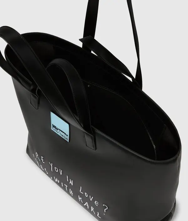 Karl Lagerfeld Klj X Pietro Terzini Extra-large Tote Bag - Black