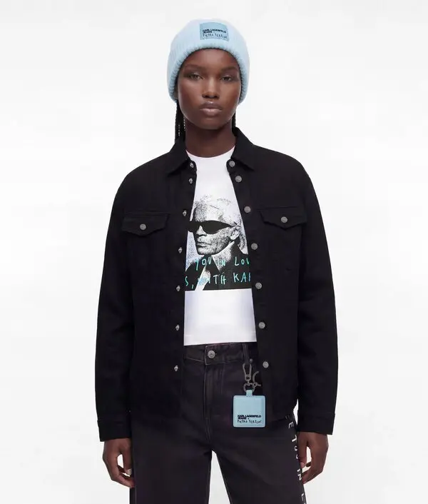 Karl Lagerfeld Klj X Pietro Terzini Boxy Overshirt - Black