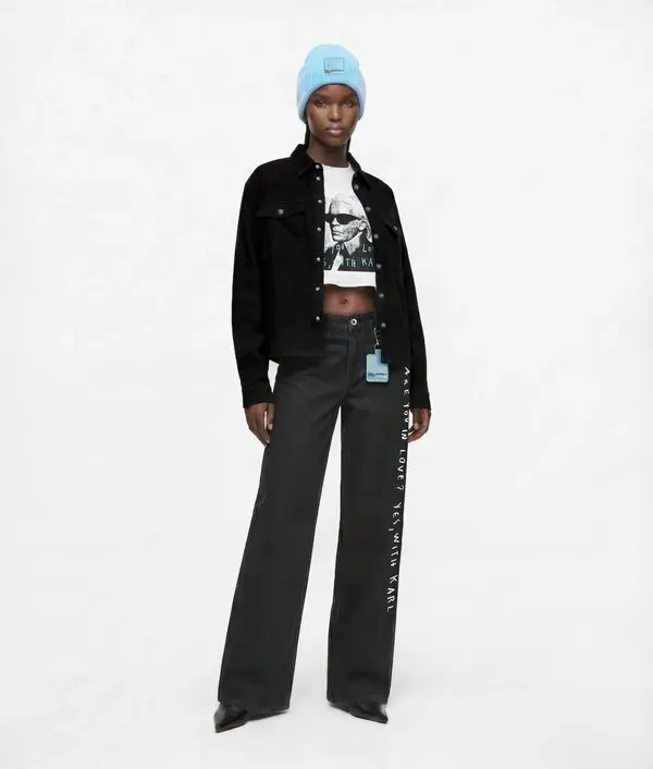 Karl Lagerfeld Klj X Pietro Terzini Wide-leg Jeans