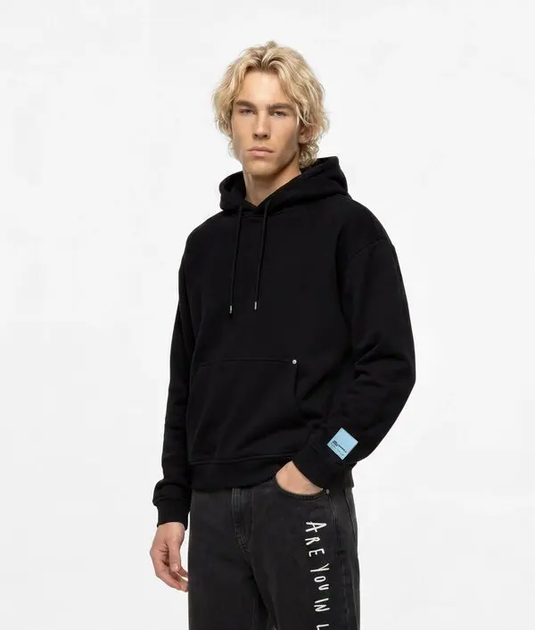Karl Lagerfeld Klj X Pietro Terzini Boxy Hoodie - Black