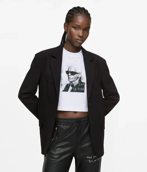 Karl Lagerfeld Klj X Pietro Terzini Oversized Boxy Blazer