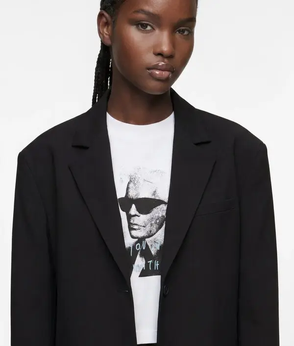 Karl Lagerfeld Klj X Pietro Terzini Oversized Boxy Blazer