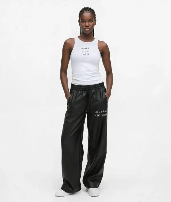Karl Lagerfeld Klj X Pietro Terzini Faux-leather Pants