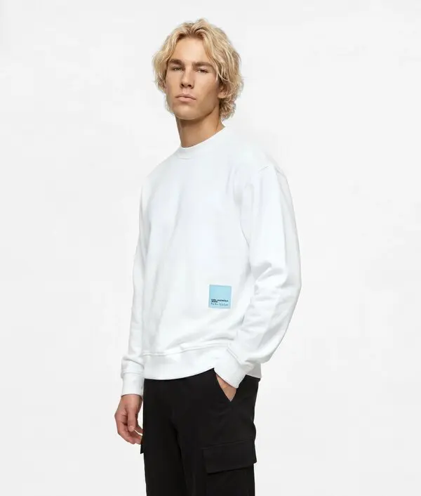 Karl Lagerfeld Klj X Pietro Terzini Relaxed Sweatshirt - White