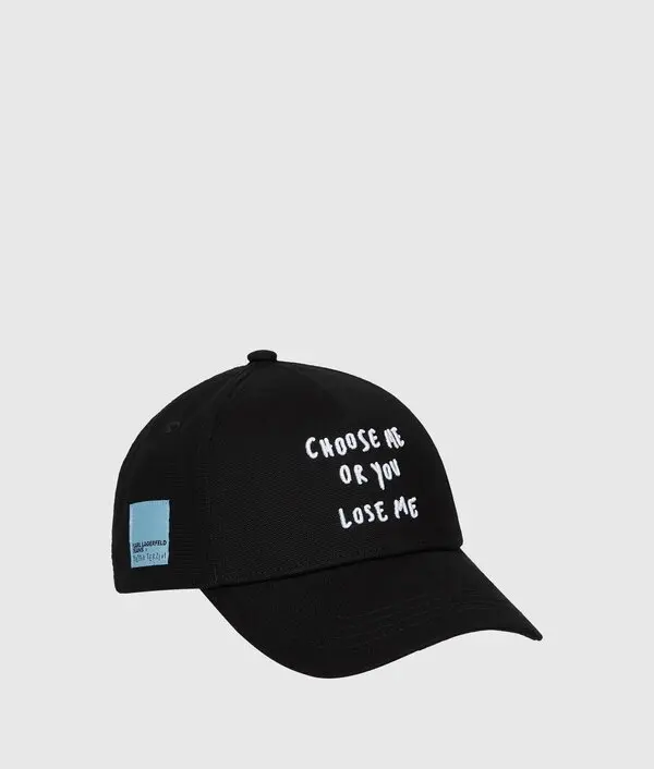 Karl Lagerfeld Klj X Pietro Terzini Cap - Black