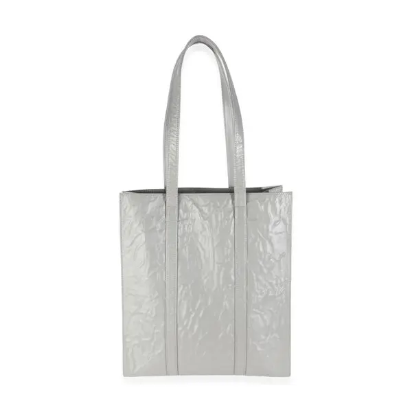 Prada Slate Grey Nappa Small Antique Tote