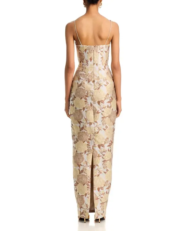 SAU LEE Veda Brocade Dress