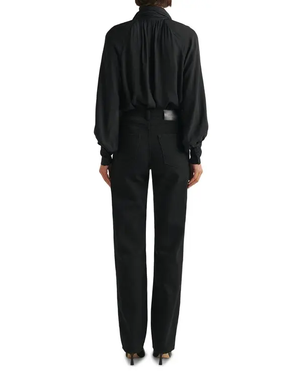 DL1961 Petite Cate Classic High Rise Straight Jeans