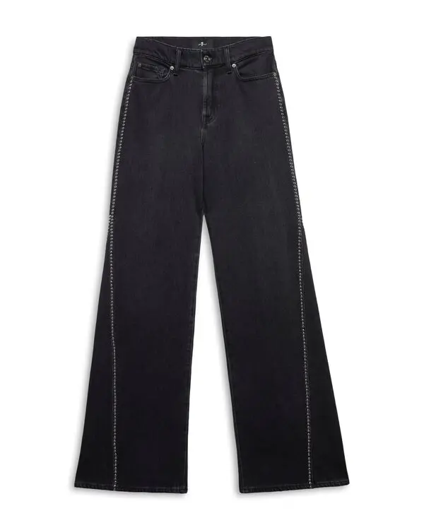 7 For All Mankind Lotta High Rise Wide Leg Jeans