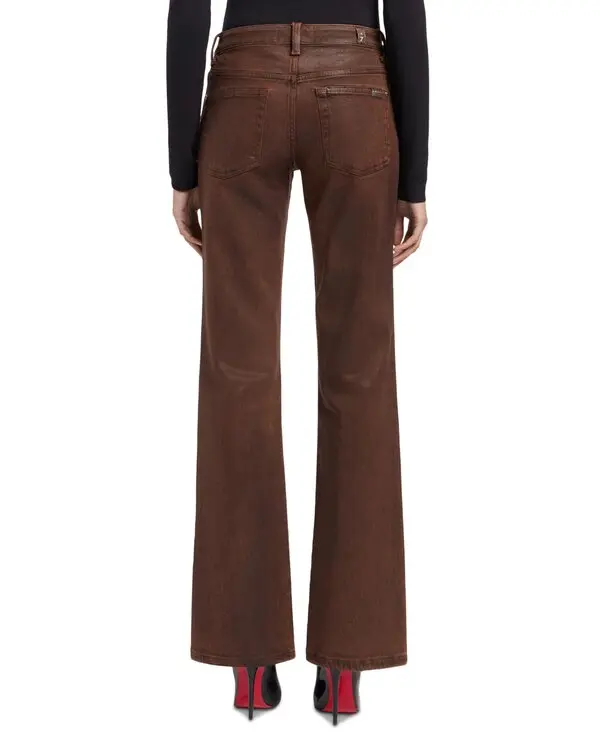 7 For All Mankind Calie Mid Rise Straight Jeans