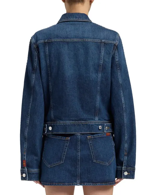 7 For All Mankind Adi Studded Trucker Jacket