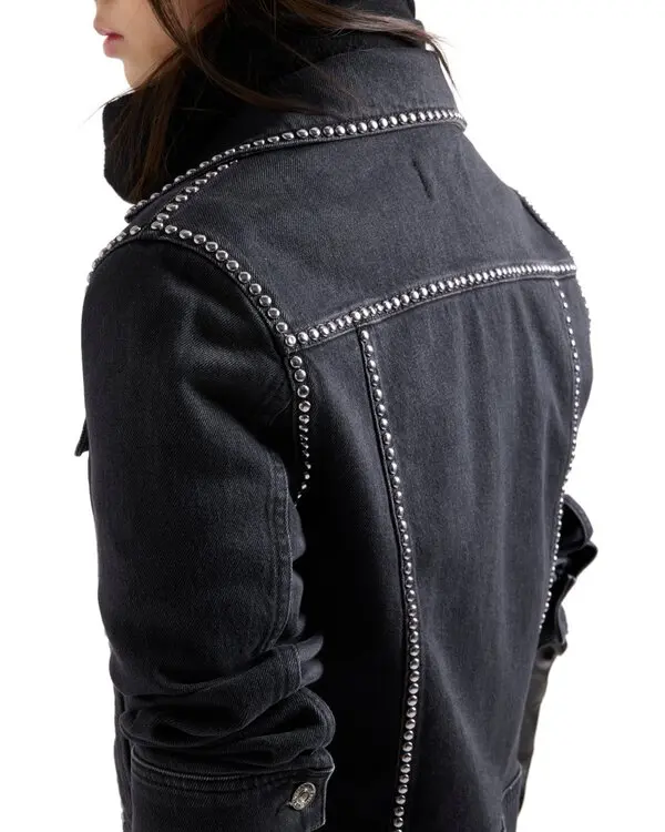 7 For All Mankind Adi Studded Trucker Jacket