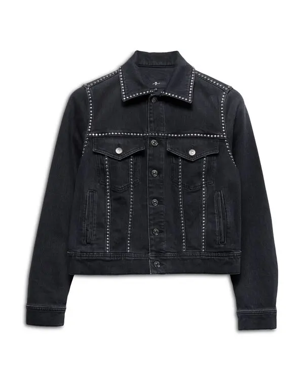 7 For All Mankind Adi Studded Trucker Jacket