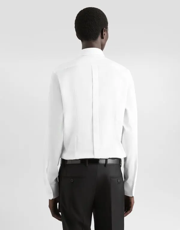 Dolce & Gabbana Stretch Poplin Gold-fit Shirt