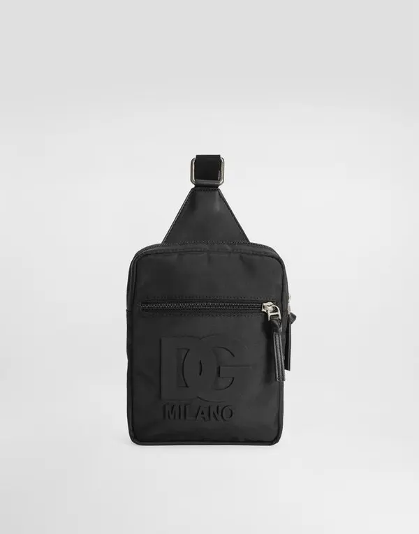 Dolce & Gabbana Nylon Waist Bag With Logo