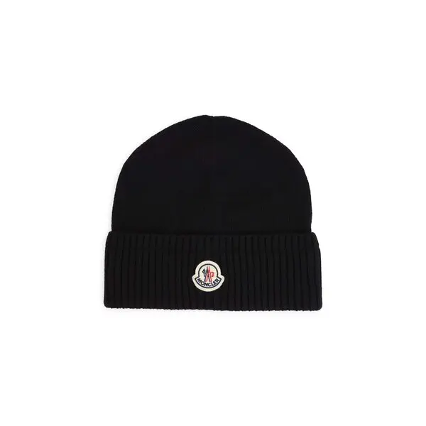 Moncler Wool Beanie - Black