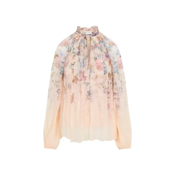 Zimmermann Valiant Billow Blouse - Multicolor