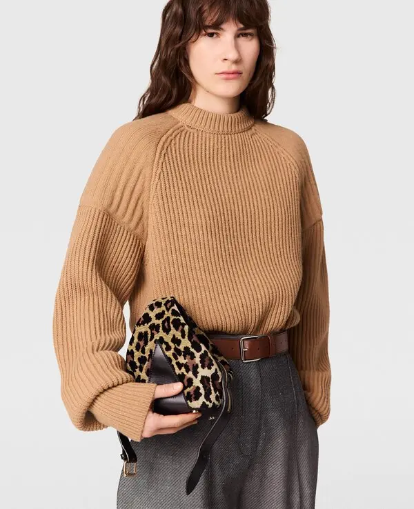 Stella McCartney Appaloosa Leopard Tiny Bucket Bag