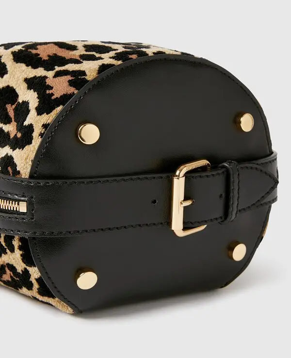 Stella McCartney Appaloosa Leopard Tiny Bucket Bag