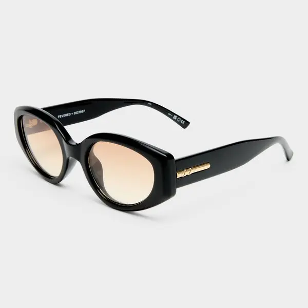 Le Specs Fevered + | Black Brown Grad
