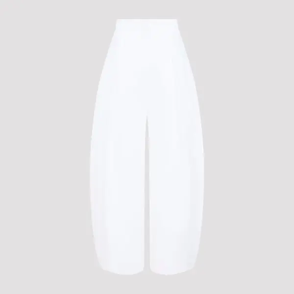 Jacquemus Ovalo Trousers - White