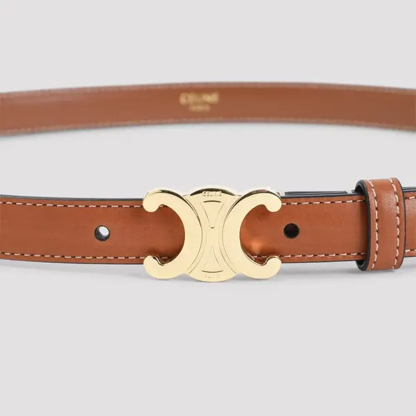 Celine Triomphe Small Belt - Brown