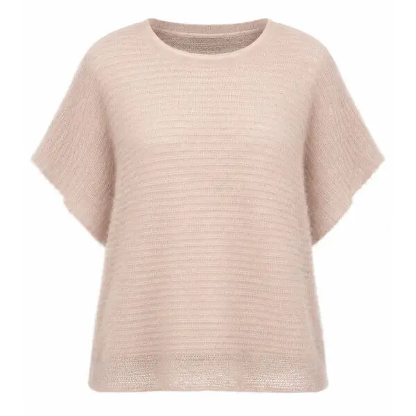 LUELLA FASHION Neutrals Moffat Mohair Blend Poncho Camel