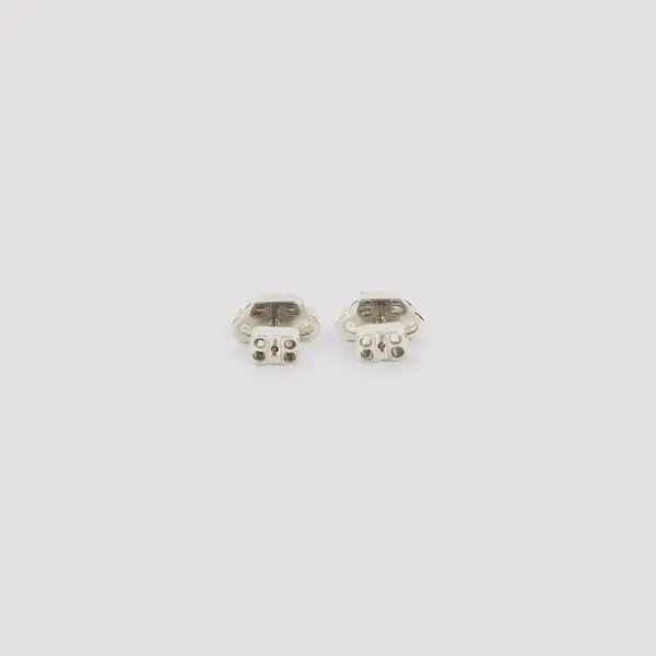 Balenciaga Bb Stud Xs Earrings - Silver