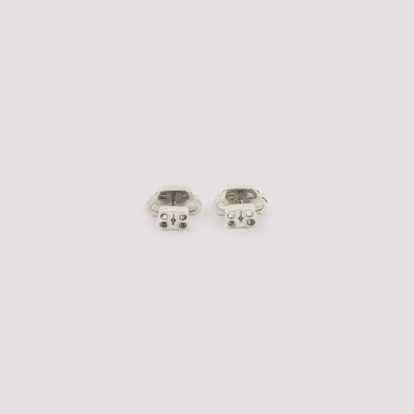 Balenciaga Bb Stud Xs Earrings - Silver