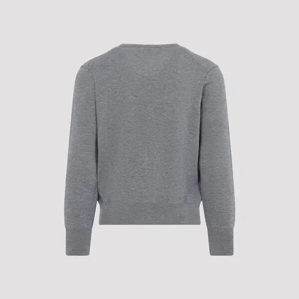 AMI Paris Adc Cardigan - Gray