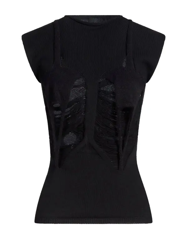 Rick Owens Sweater Size Virgin Wool, Alpaca Wool, Polyamide, Wool