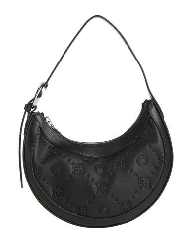 MARINE SERRE Handbag Soft Leather - Black
