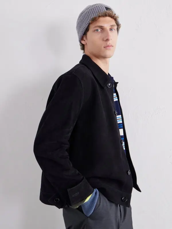 Paul Smith Logo-appliquéd Ribbed Cashmere And Merino Wool-blend Beanie