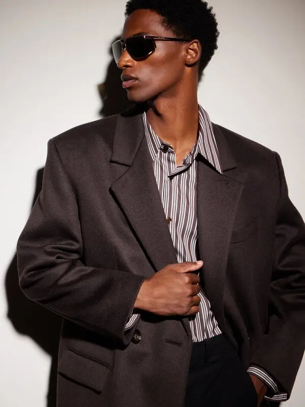 Saint Laurent Sl 750 Aviator-style -tone Sunglasses - Silver