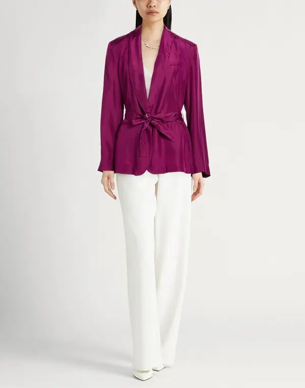 FORTE_FORTE Blazer Garnet Size Silk