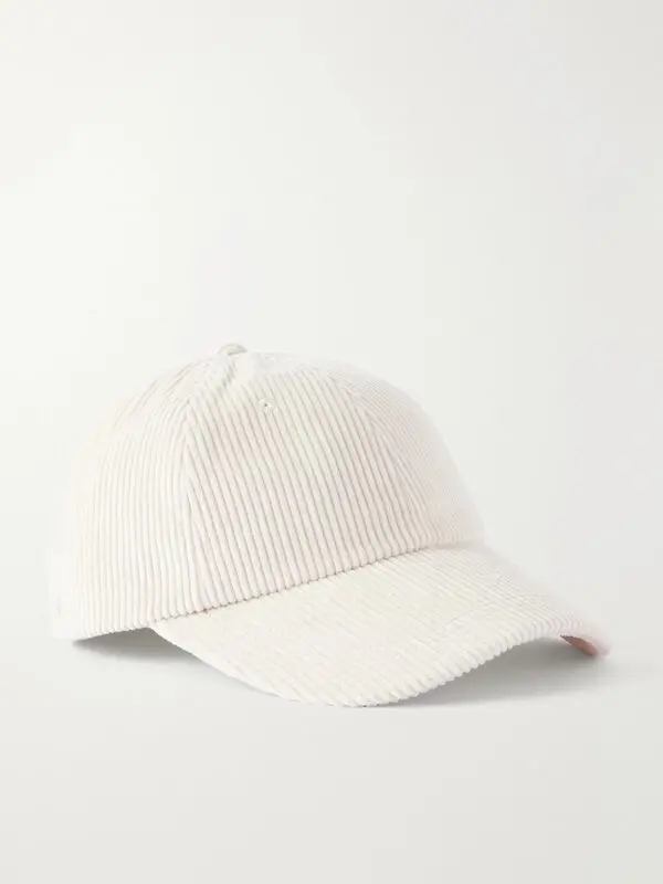 Nn07 Dad 50004 Organic Cotton-corduroy Cap - Neutrals