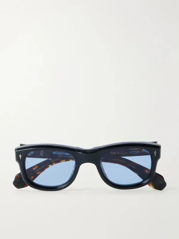 JACQUES MARIE MAGE Amilcar Square-frame Acetate Sunglasses - Black