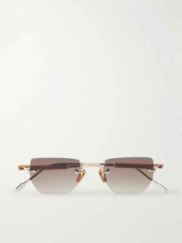 SATO Terebellum Ii Titanium Square-frame Sunglasses