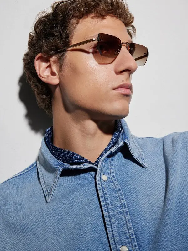 SATO Terebellum Ii Titanium Square-frame Sunglasses