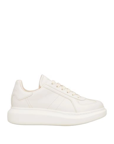 Alexander McQueen Sneakers Size Calfskin - White