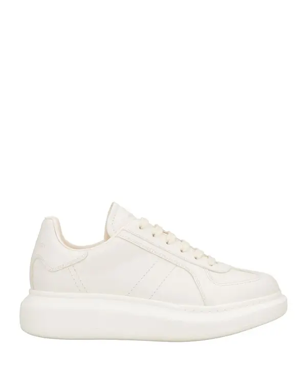 Alexander McQueen Sneakers Size Calfskin - White