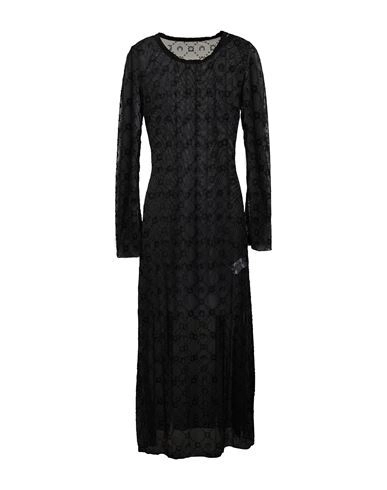 MARINE SERRE Midi Dress Size Polyamide, Elastane - Black